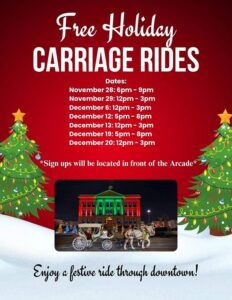 2025 horse-drawn carriage rides around the square in downtown Lincoln ...